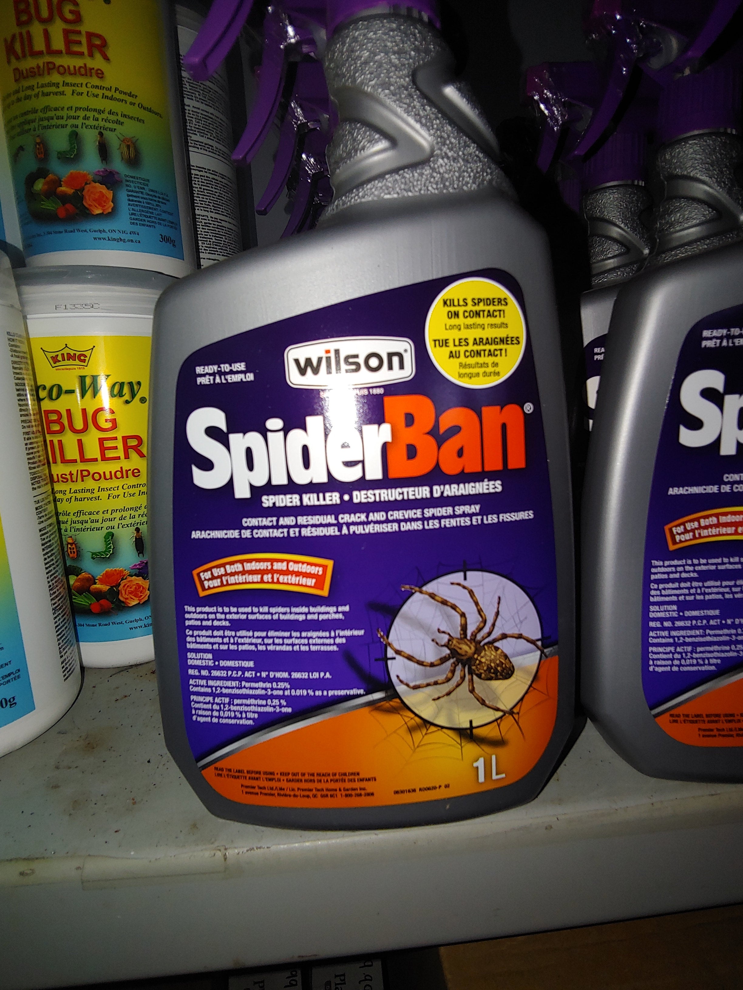 SpiderBan Spider Killer Spray Wilson 1L | Kennedy Greenhouses